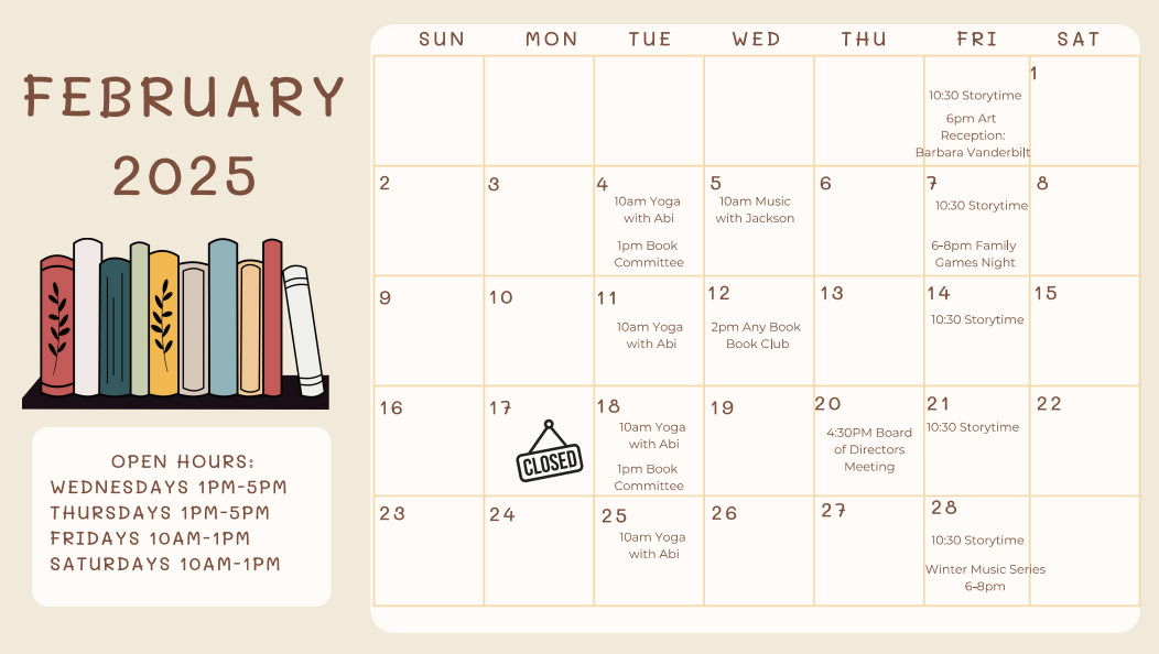February-2025 – The Whitefield Library